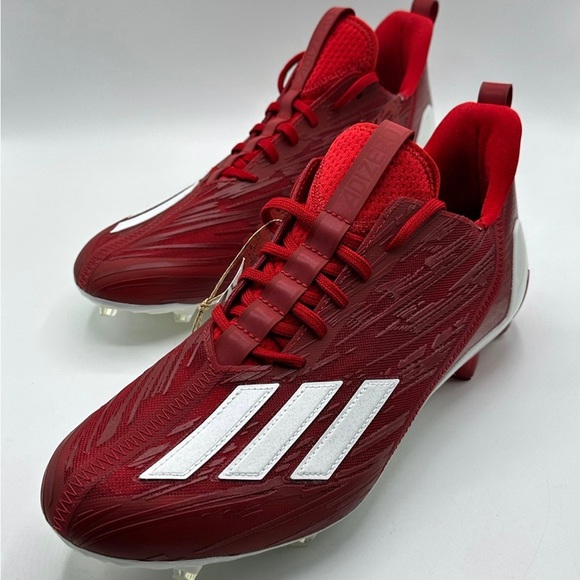 adidas | Shoes | Adidas Adizero Football Cleats Maroonwhite 5 | Poshmark